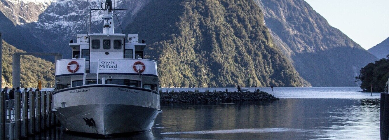 #Blue
As a born and bred kiwi, I feel very blessed to live in such a beautiful corner of the globe. Throughout my teenage years, my friends and I would go on road trips all over the North Island. It wasn’t until I was talking to my friend Jake from the UK who raved about the South, that I realised despite being so close, it was somewhere I was yet to explore. So when the next holiday came around, I was on a Queenstown bound plane with nothing but hand luggage and an intrepid disposition.
Milford Sound should be considered a "wonder of the world". The crisp, cool air is so pure and the crystal clear water is like glass. The vista could be straight off a postcard.
Taking a Jucy Cruise is the best was to see the Sounds. It took 1.5 hours and the great skipper, Chris who was a Manapouri resident filling in for the usual guy, gave a fantastic historical commentary which was both interesting and humorous. I went to chat to him halfway through the trip because he was so interesting and knowledgeable, and he had a great view of the tourists with their selfie sticks. He also drove right up to the base of a couple of waterfalls and it was hilarious to watch the shrieks of the tourists down below who didn’t believe he’d do it!
Definitely a must-see in New Zealand.