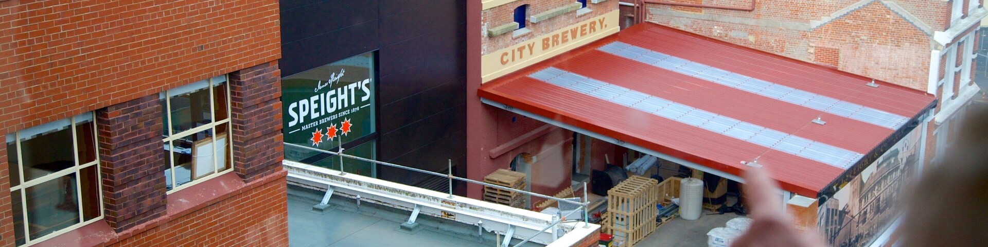 Speight\'s Brewery caracterizando cenas de rua