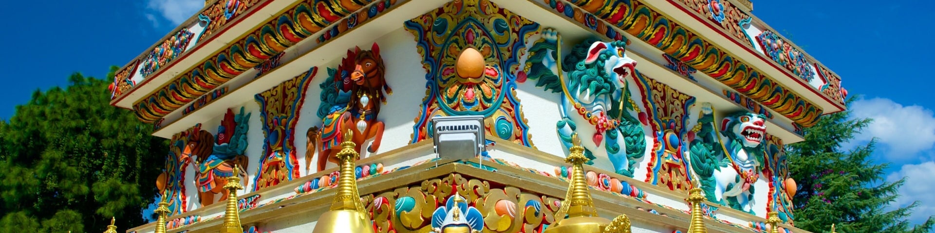 Kopan Monastery which includes heritage elements, religious aspects and a temple or place of worship