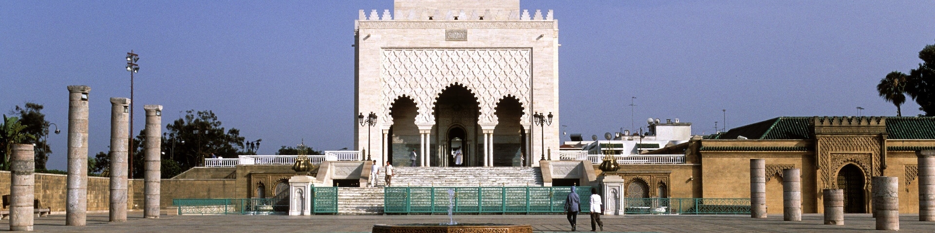 Hassan Tower featuring heritage architecture and a square or plaza