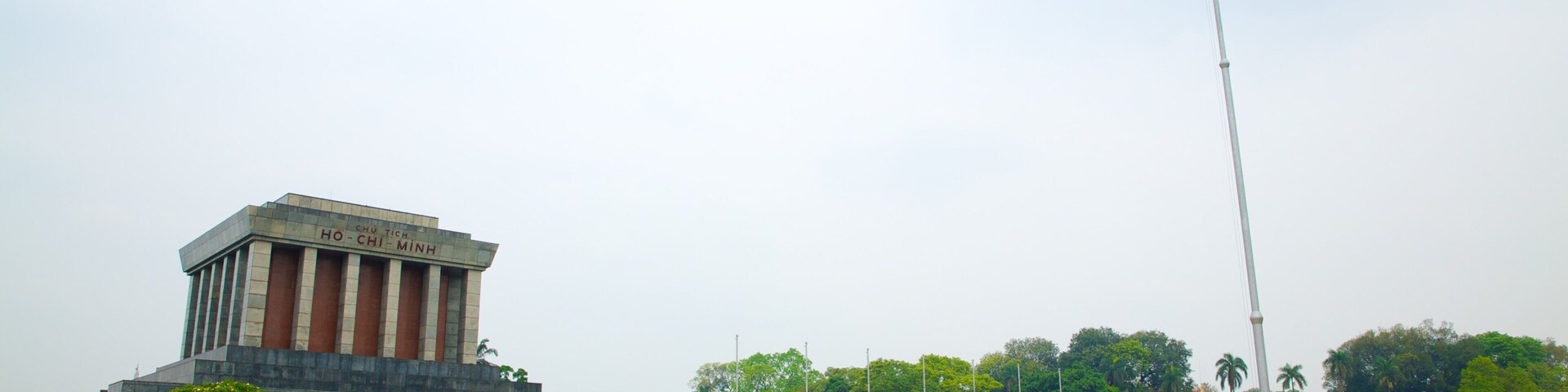 Ho Chi Minh Mausoleum showing a memorial