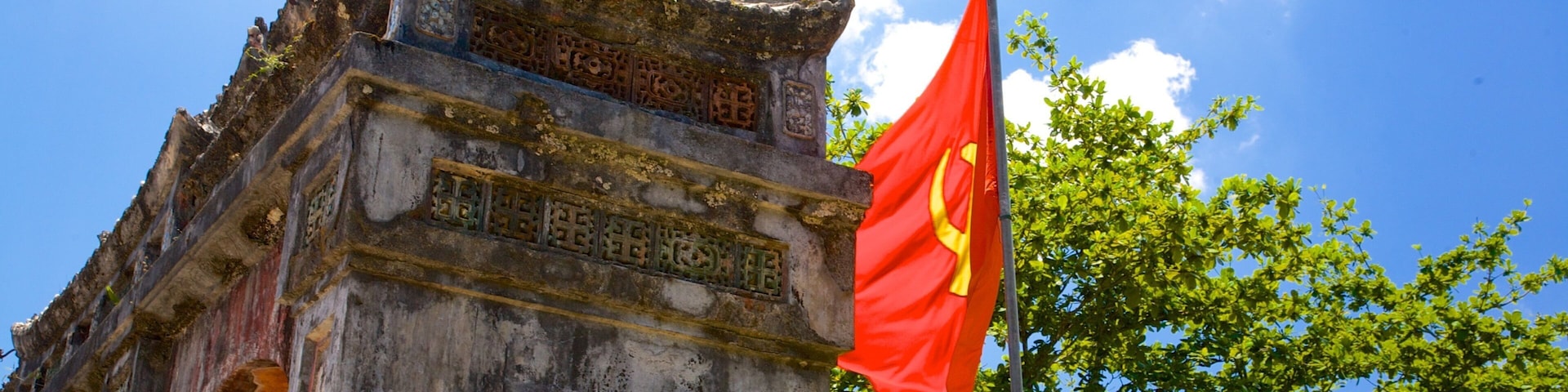 Tomb of Minh Mang which includes an administrative buidling and a temple or place of worship