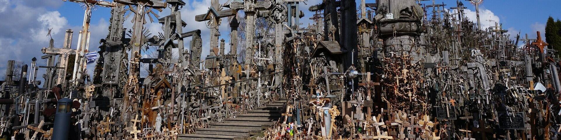 You've never seen anything like this maze of crosses.