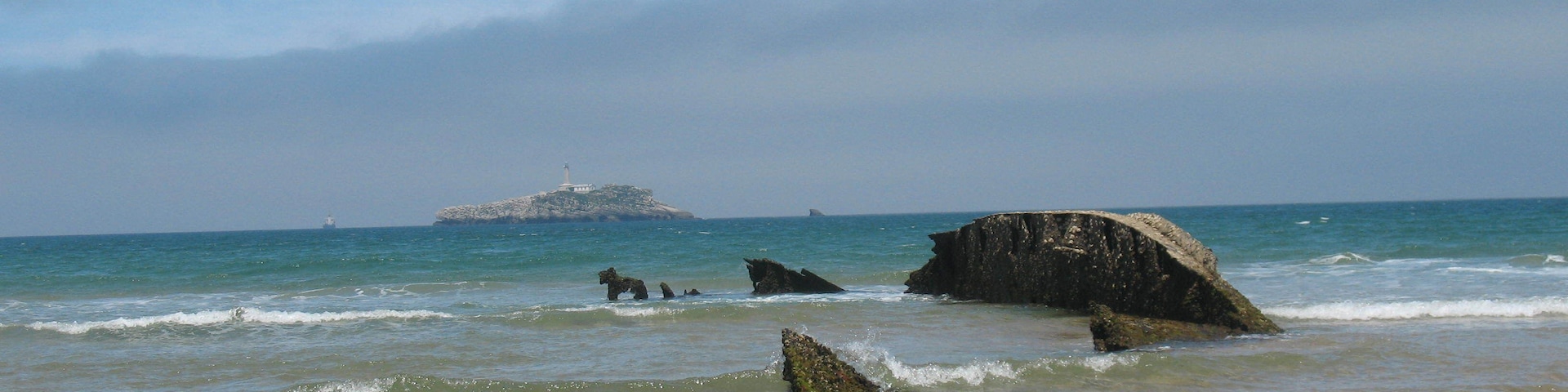 Schiffswrack bei Somo