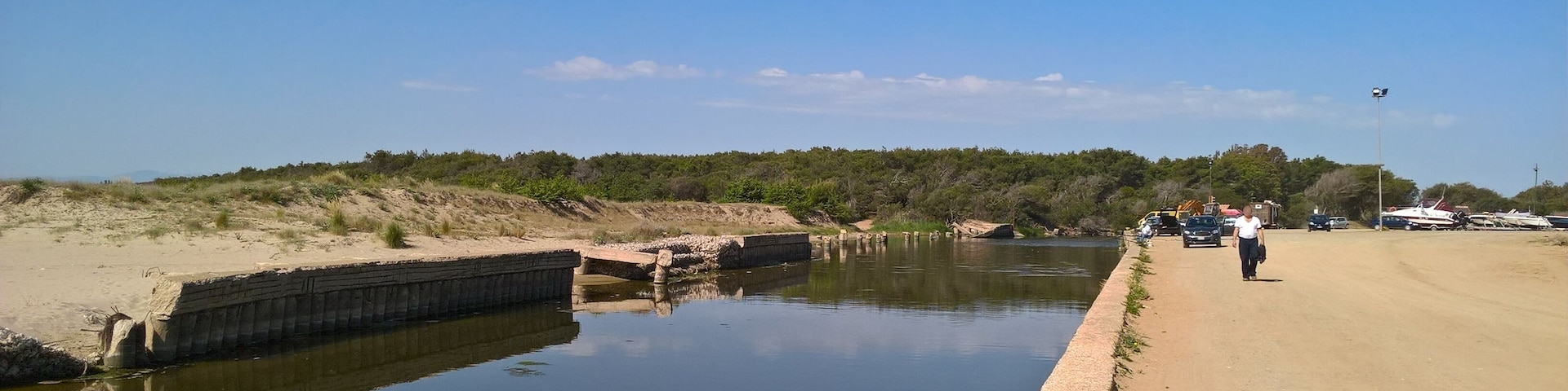 Der Galaso in der Nähe der Mündung