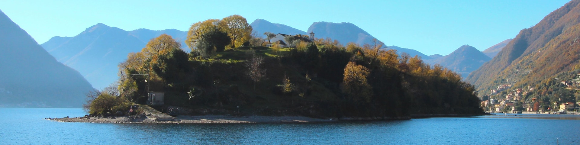Isle Isola di Comacina, Ossuccio, hamlet of Tremezzina, Province of Como, Lombardy, Italy