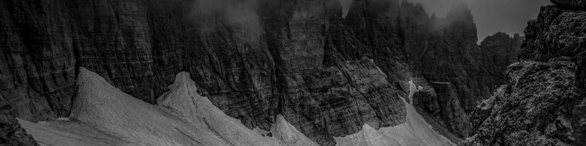 Climbers race the failing weather to find safe haven at the Rifugio XII Apostoli in the Brenta Group of the Dolomites. Via Feratta Bocchette is one of the most spectacular Via Feratta routes in the Italian Alps.
#Adventure #dolomites #italy