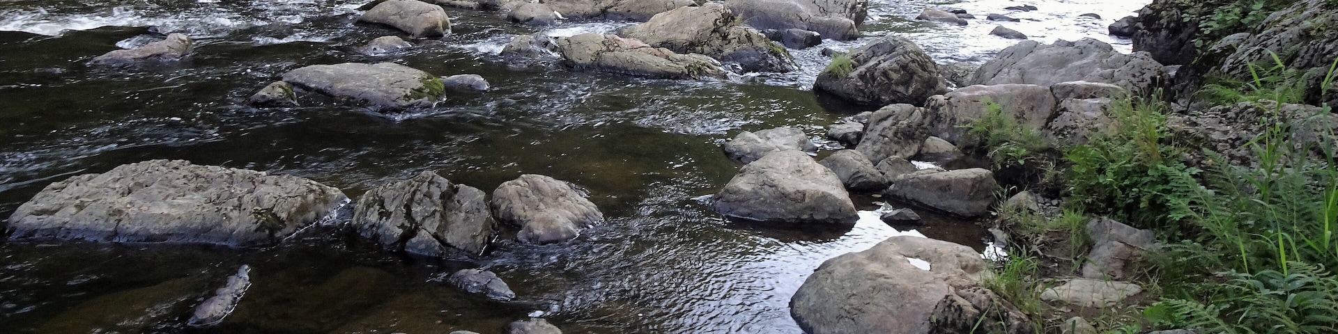 In the nature reserve of the Amblève lies a special place, the “Fonds de Quarreux”. During a walk of 1,5 km along the river you will discover these mysterious rounded boulders. While digging its bed, the Amblève eroded the friable shale but left intact the (much harder) white-veined quartzite blocks.