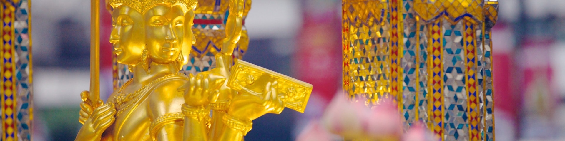 Erawan Shrine showing religious aspects