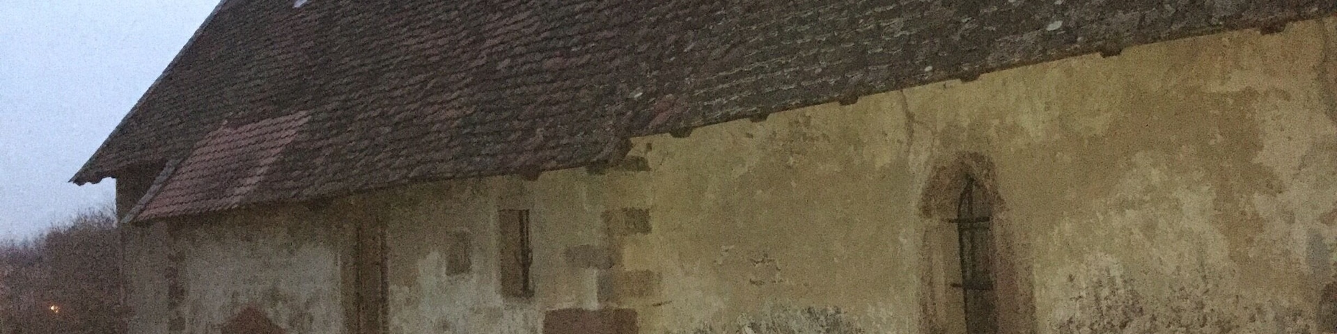 Old Church from 1400s with mortar tested from 9 th century