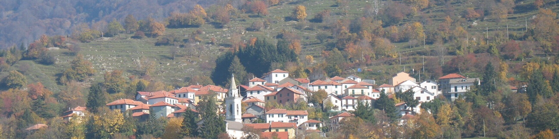 Panorama del comune di Propata, provincia di Genova