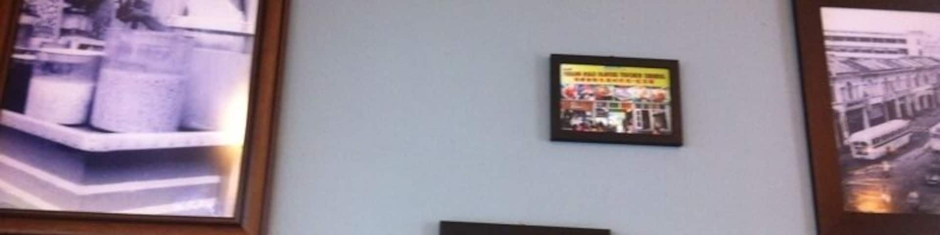 Inside the famous cendol shop can see the history of the store.
