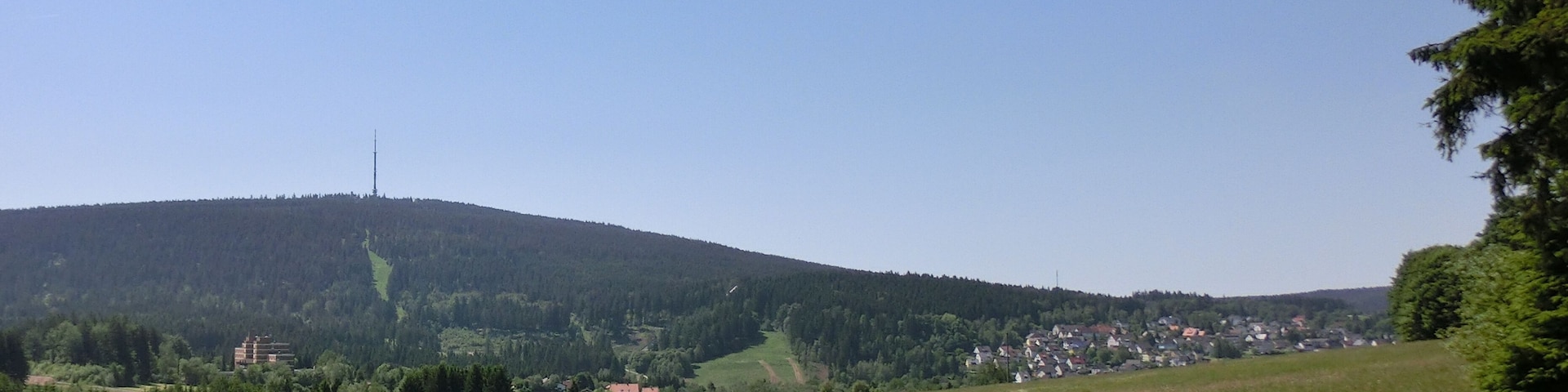 Bischofsgrün mit Ochsenkopf