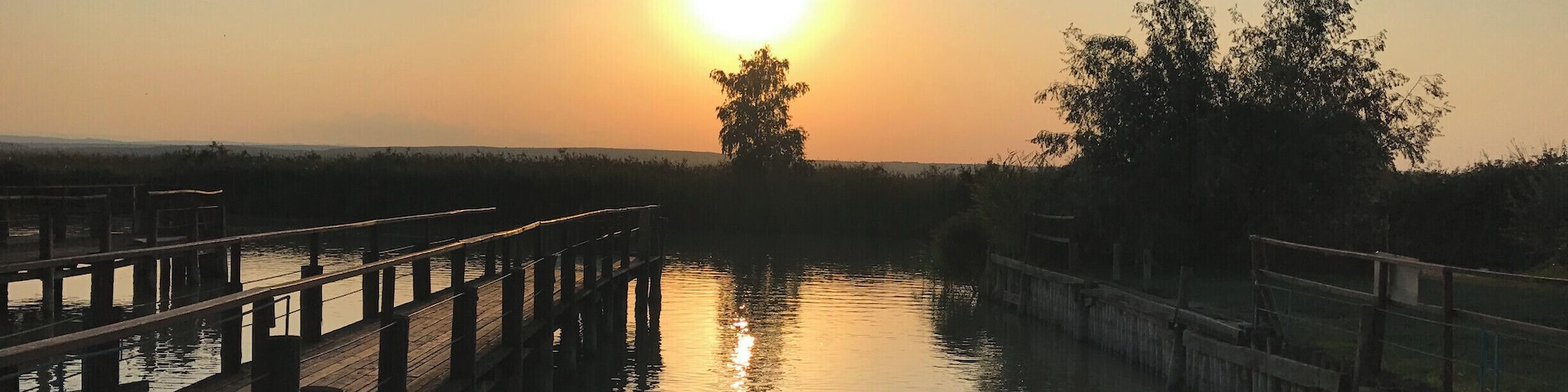 Sunset at Lake Neusiedel