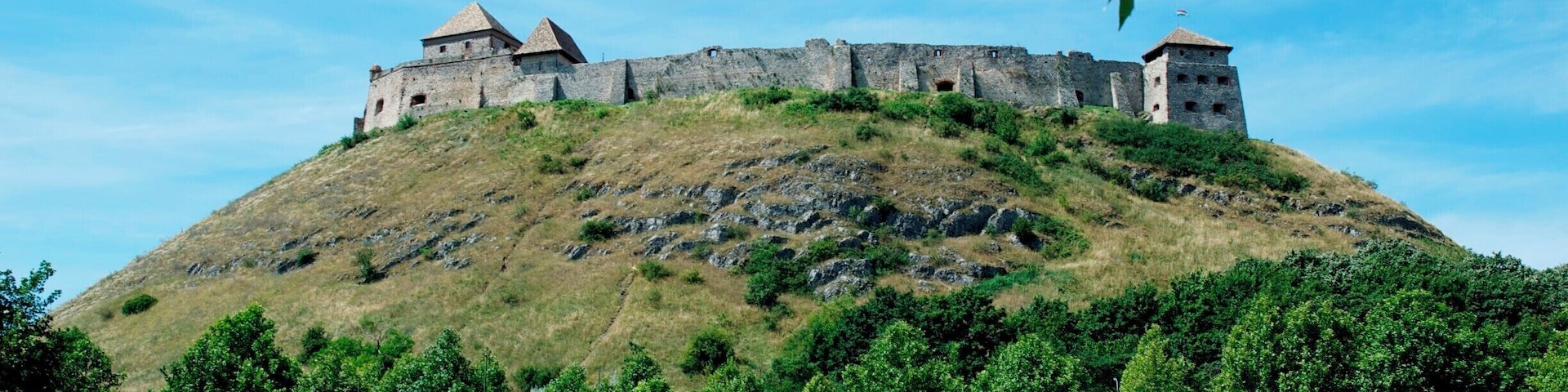 Castle from 13th century - you can walk up to the castle or take a mini bus to the top - animation for kids during the summer