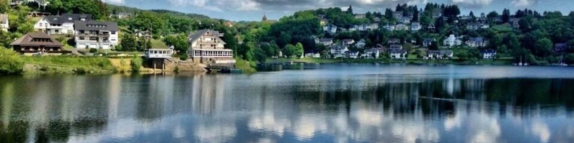 Rurberg in the Eifel region in Germany
#Blue