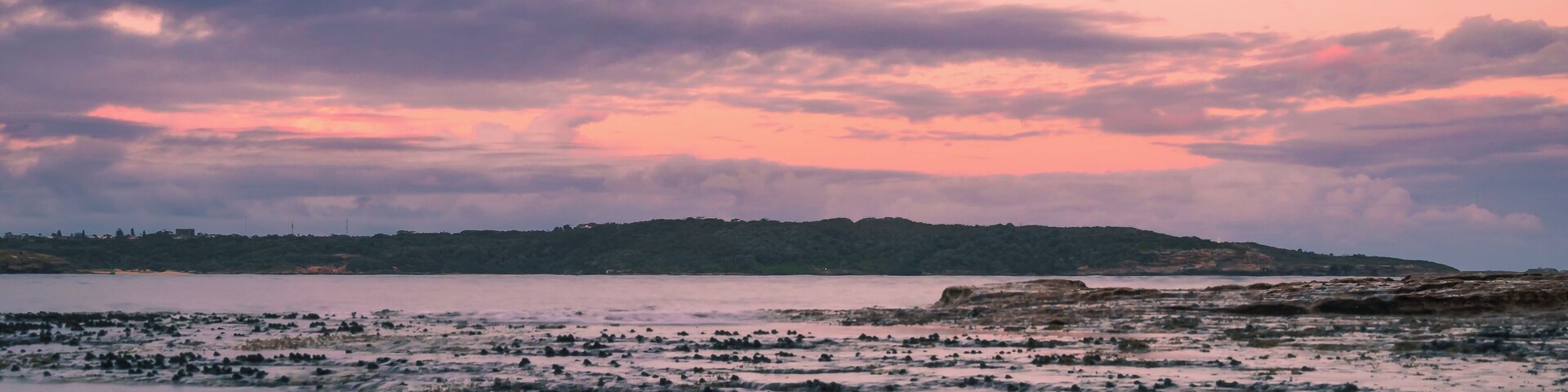 Looking into the sunset at Captain Cook's Landing Place. #sunset #seascape
