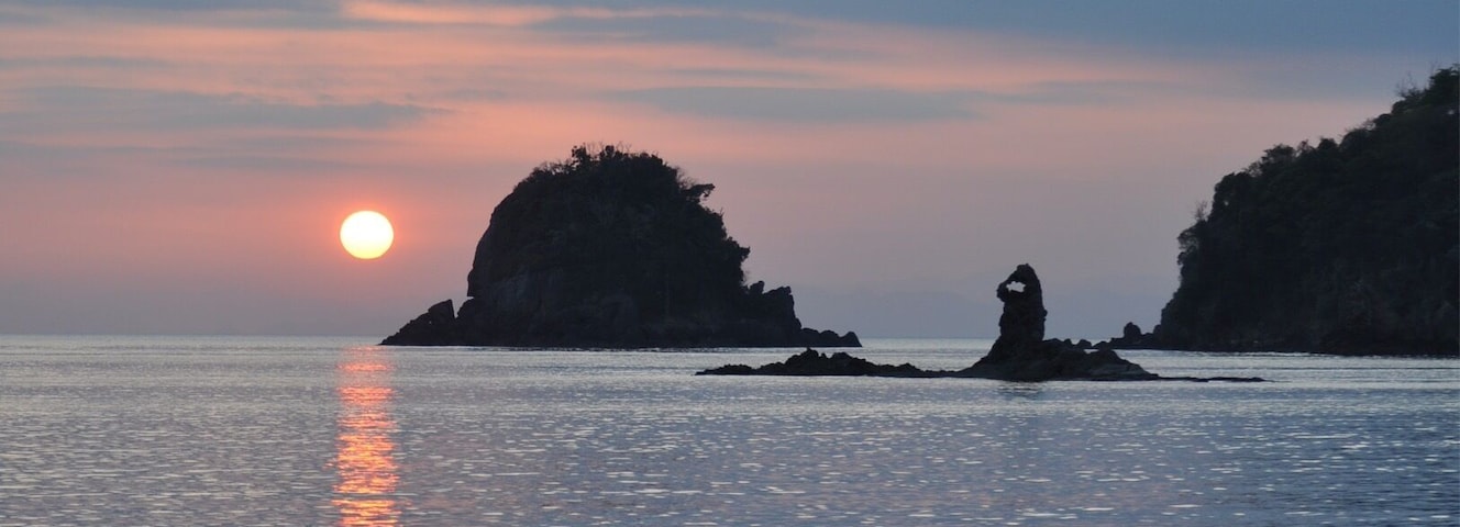 at 田子港
Sunset at Tago Harbor.