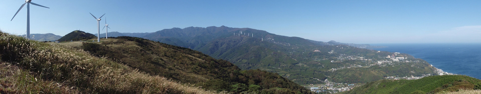 Mount Amagi from Higashiizu town.