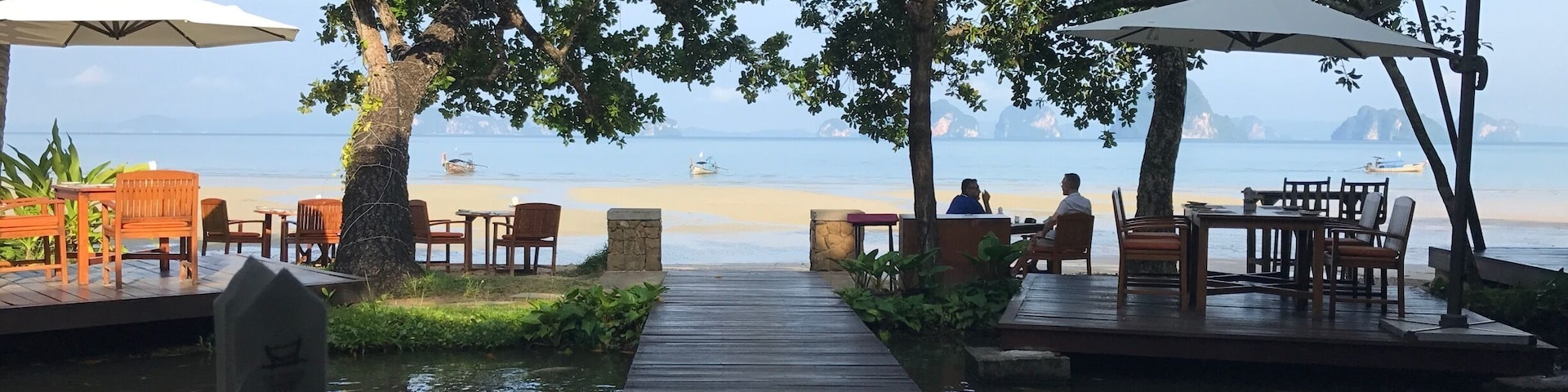 Breakfast with a view! #krabi #breakfast #thailand #ocean