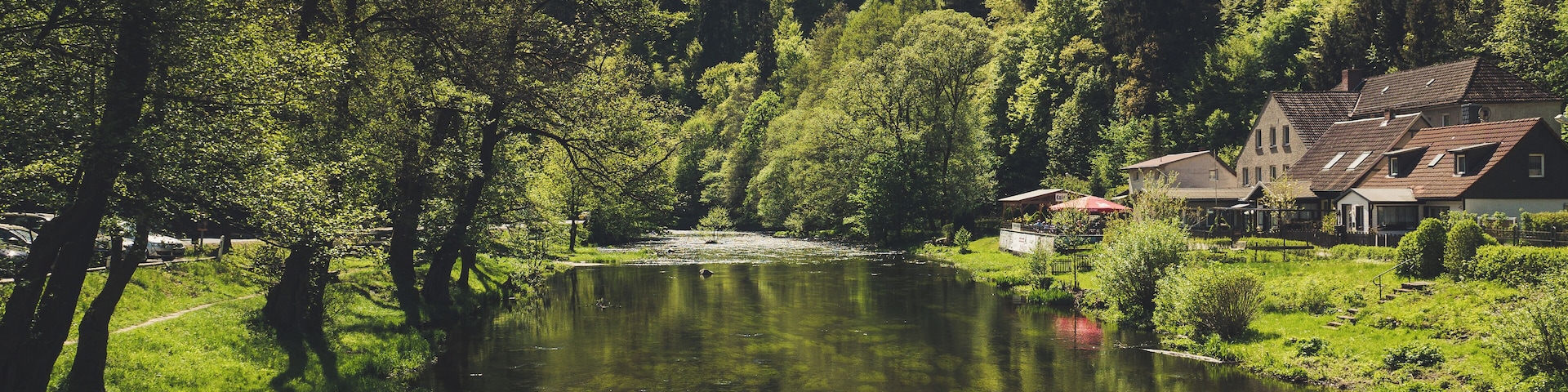 The River Bode, named after the giant Bodo, close to Treseburg (Harz).