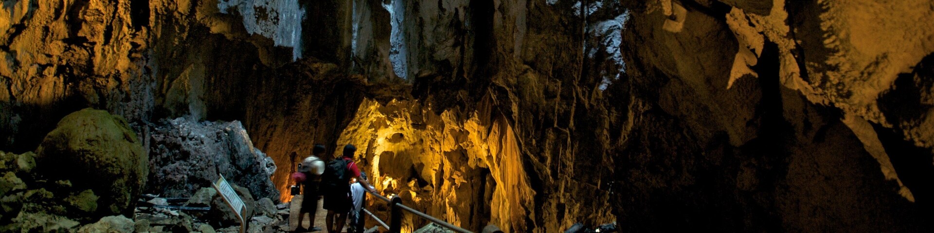 Gunung Mulu National Park featuring caves, caving and interior views