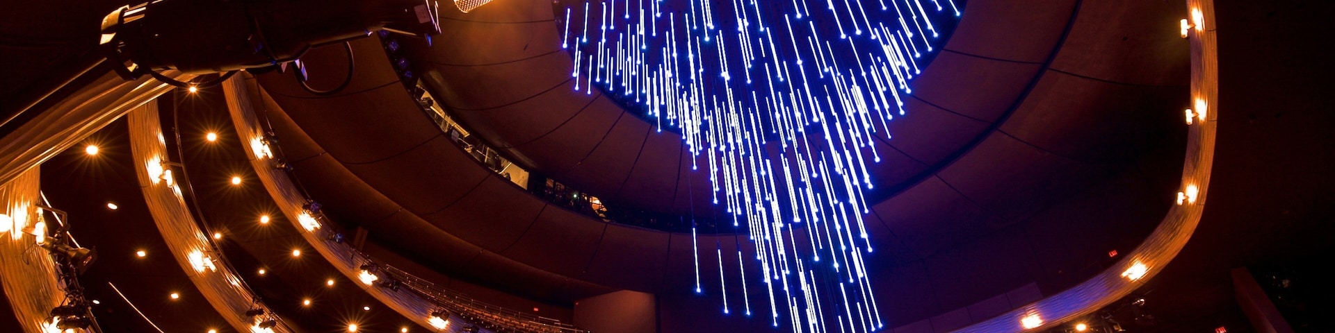 ATT Performing Arts Center showing theater scenes and interior views