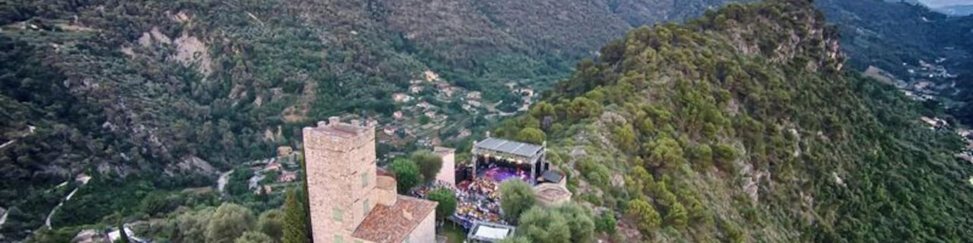 Tourrette-Levens vue du ciel