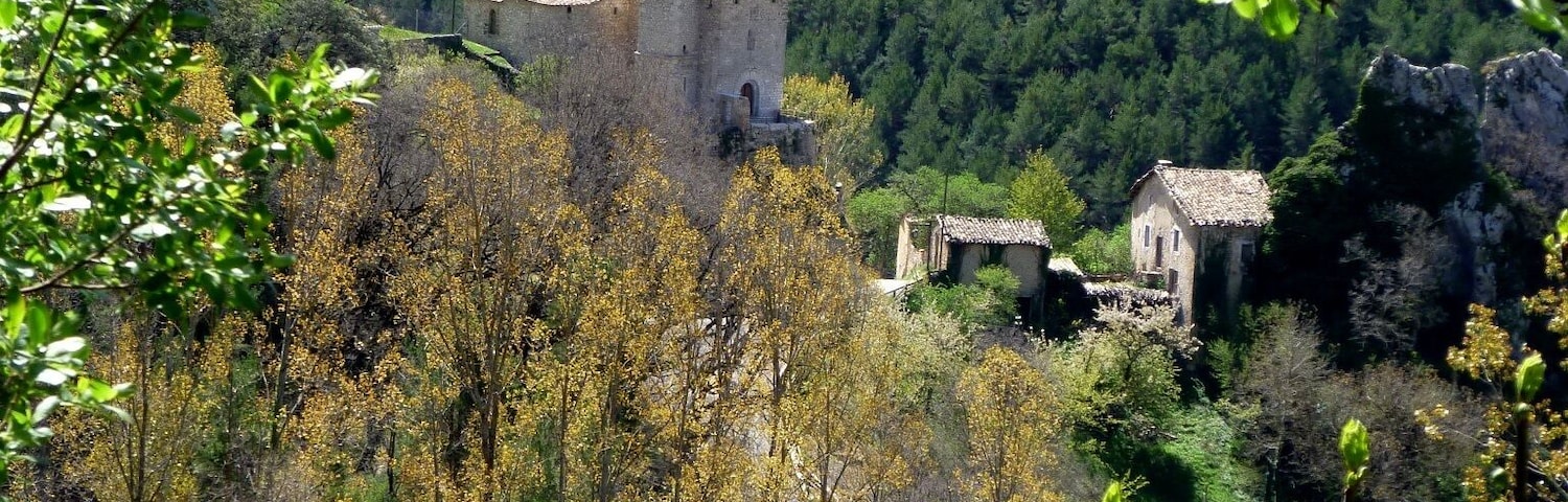 Església de Sant Serni o Sant Sadurní de la Pedra (la Coma i la Pedra): des de cal Bernat