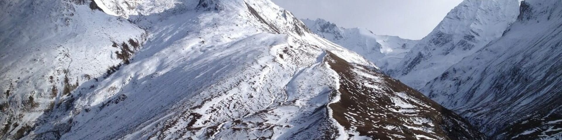 Crossing back to Srinagar over the Zoji La. One of the highest in the world at 11500 feet, we crossed over days before it closed for winter. Spectacular views.