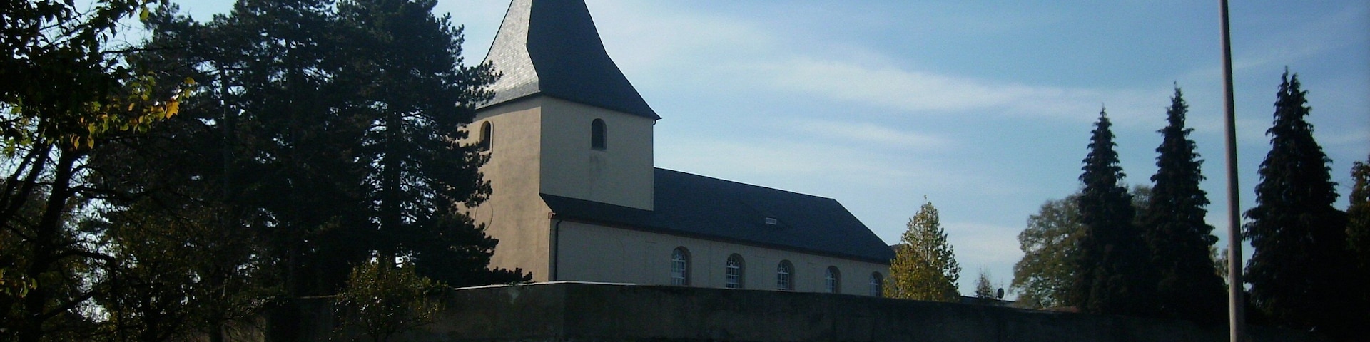 Church of the village of Langenleuba-Oberhain (Penig, Mittelsachsen district, Saxony)