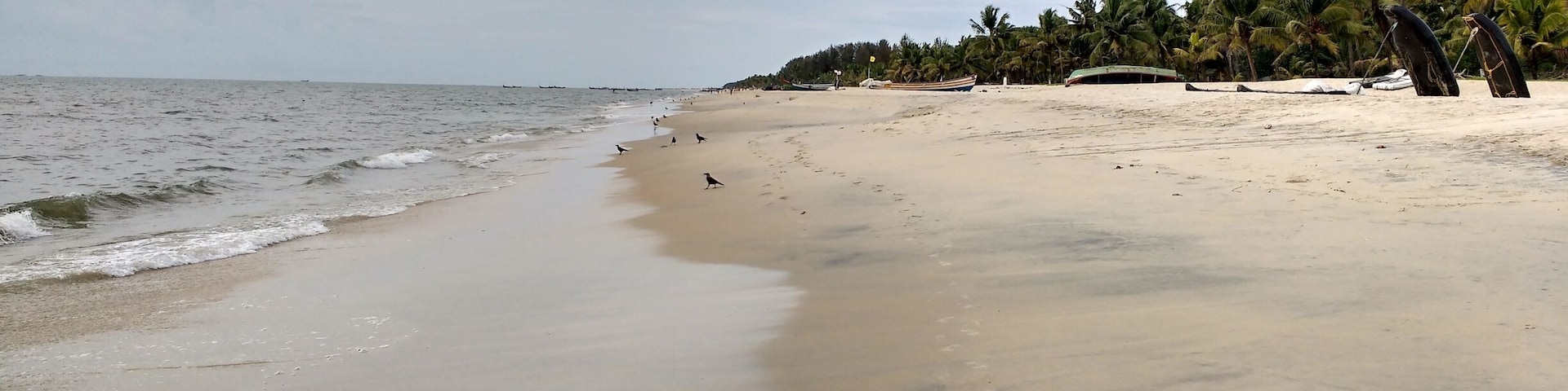 The long , Clear , Clean Mararikulam beach ...