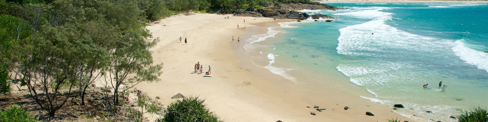 Tweed Heads showing a sandy beach