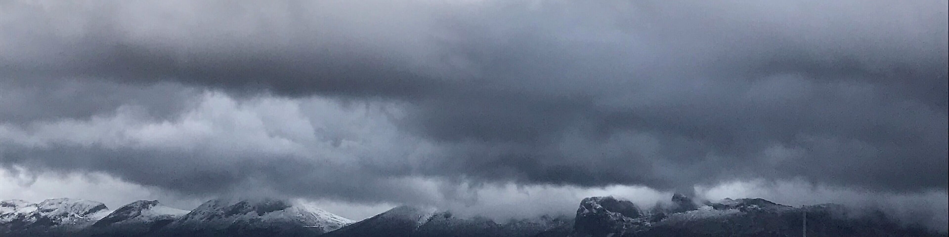 Sierra Nevada as seen from Iznalloz town