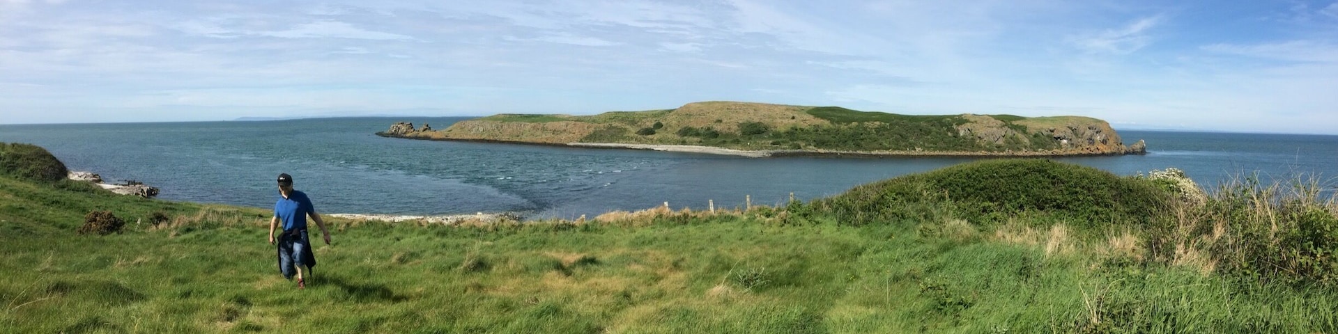 Round from the harbour take the steps down to this hidden gem