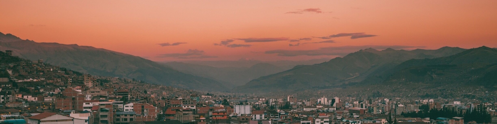 Cusco at sunset