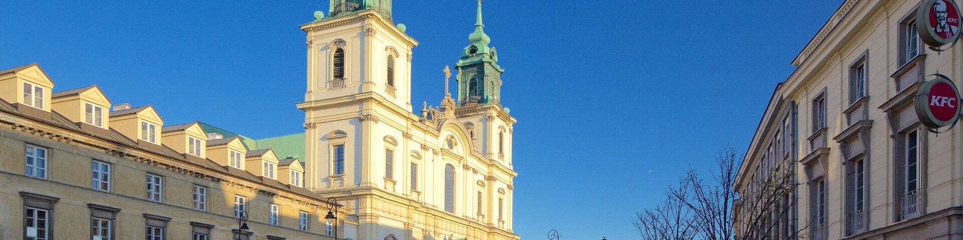 Holy Cross Church which includes heritage architecture