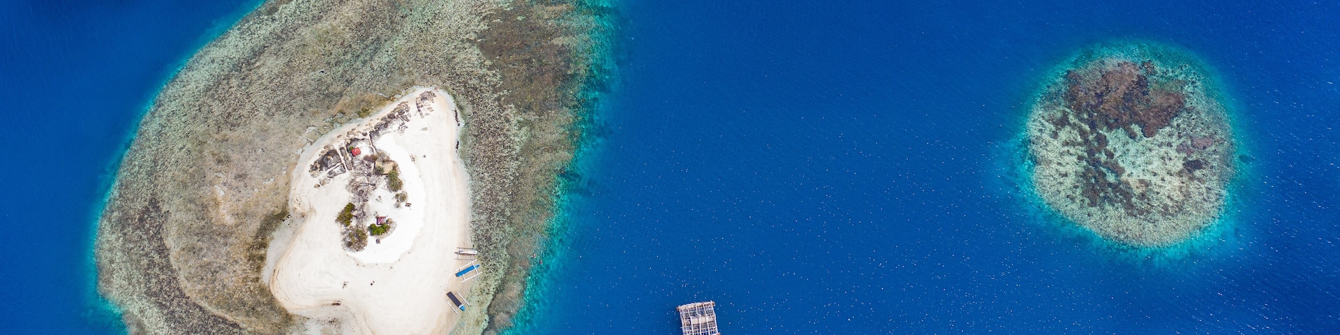 Top down of Gili Kedis and satellite