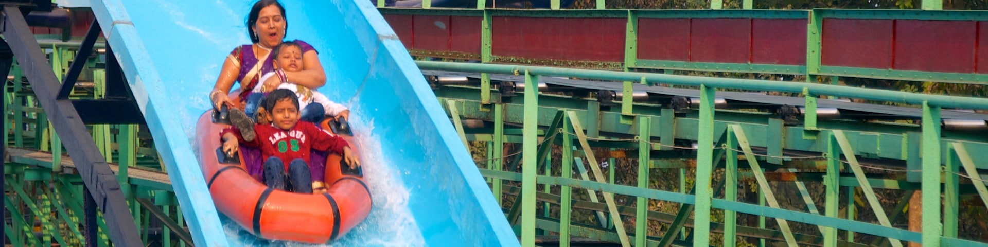 Nicco Park featuring a waterpark, a park and rides