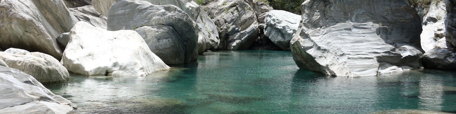 Natural pool in crystal clear water! Best place to cool down in summer.