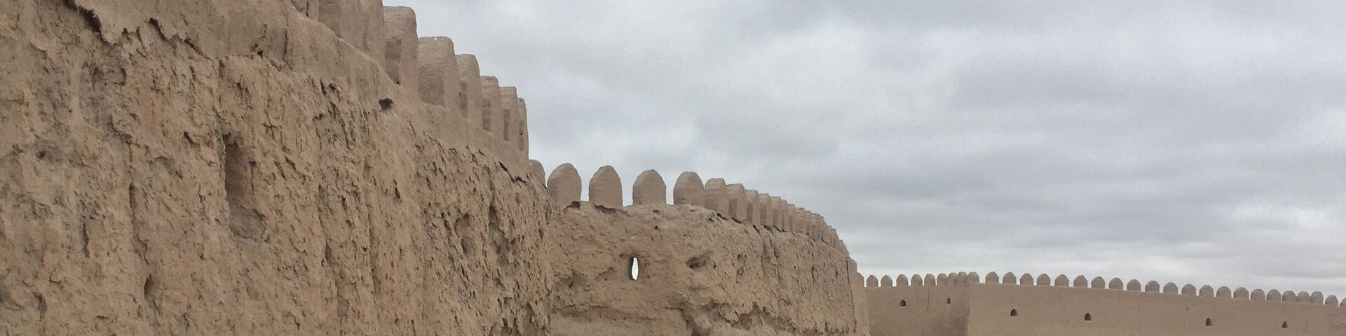 Climb up the steps near the north gate and walk on the old city walls for a bit. Watch out for the softer areas.