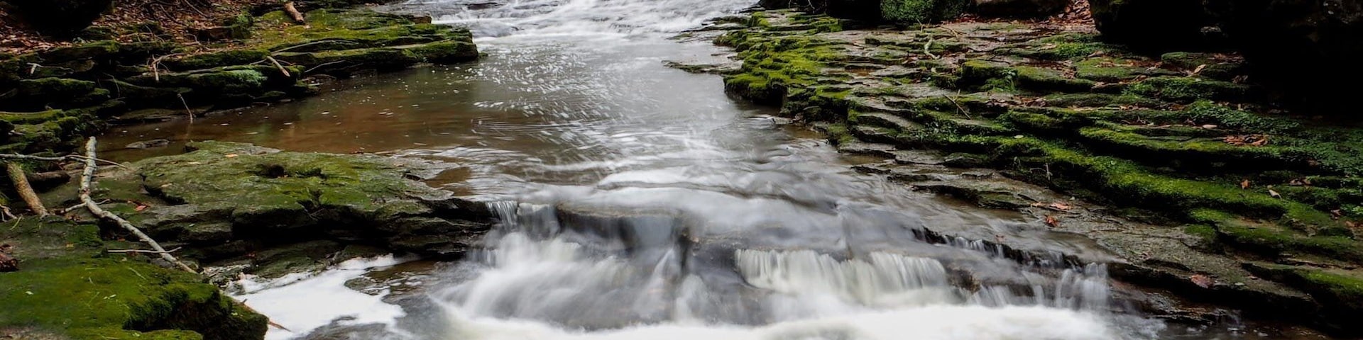 The falls at Fallsville are sort of isolated from the other groupings of waterfalls in Ohio. So, if you're going to journey there, make an afternoon of it by visiting near by Hillsboro. Stop and have a burger at Cowaburger. Swing by the world's largest horseshoe crab sculpture.