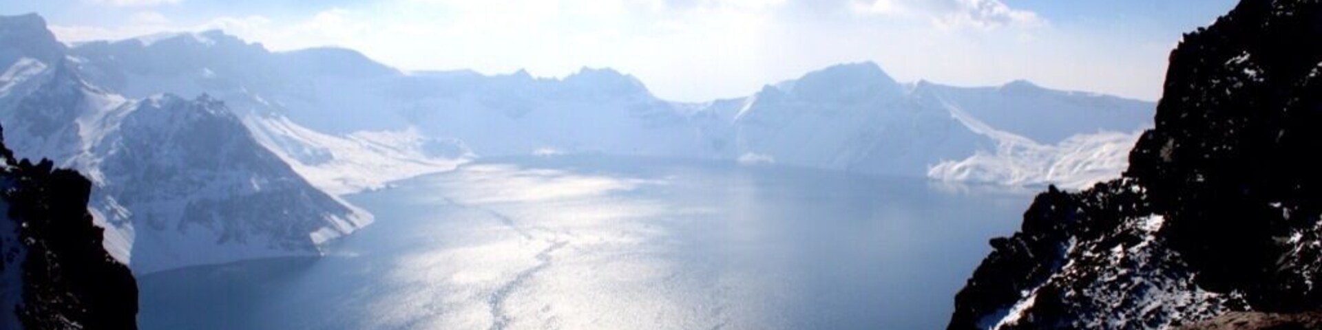 A deep blue Volcanic crater lake at an elevation of 2104m is the highlight of Changbaishan.tour guides and the locals told us that there is a Loch-Ness-style monster in the lake they told us to focus your cameras on the lake if you are lucky enough u might catch the monster in your camera #waterlust