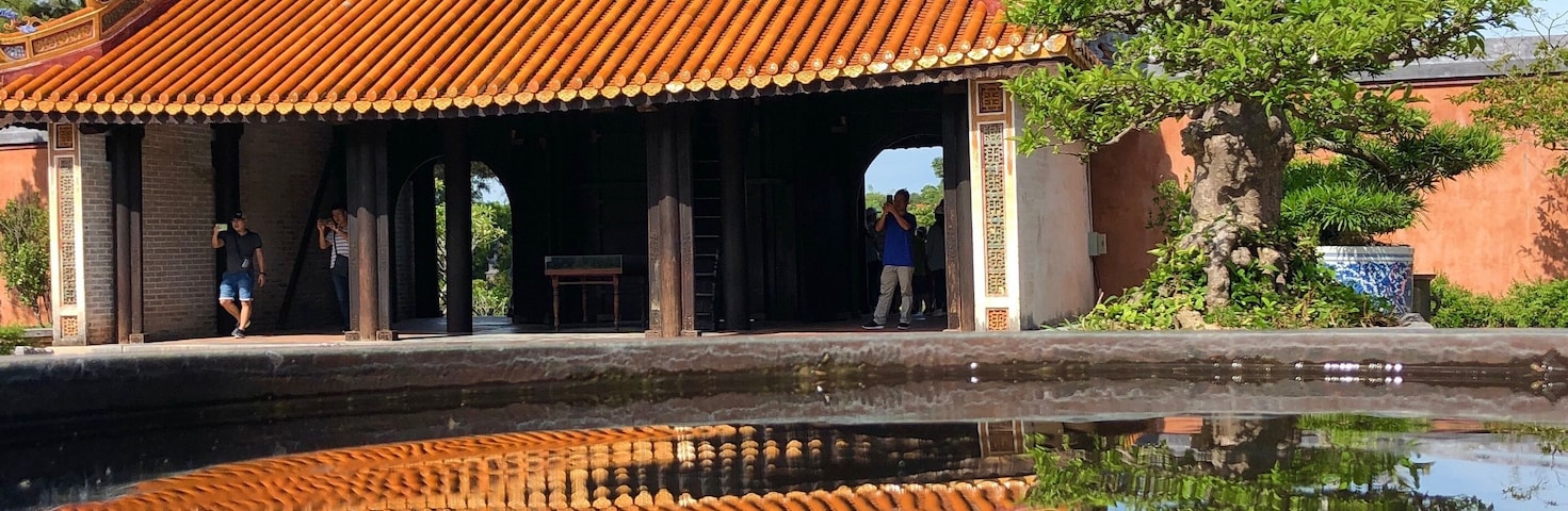 Reflection from the water