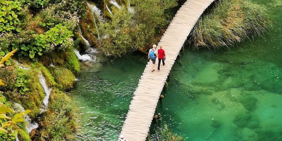 #croatia #nature #europe #lake #river #amazing #bridge #tree #tree #beautiful #sky