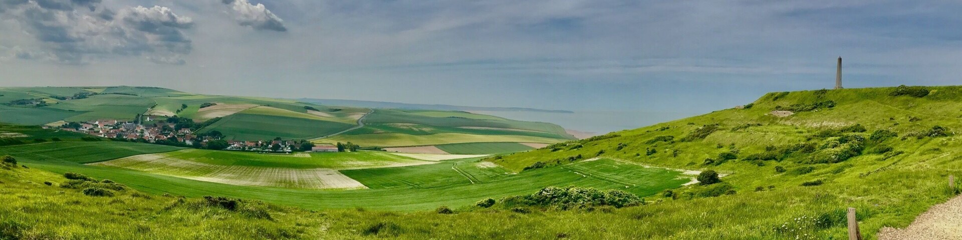 On the top of Cap Blanc-Nez, a cape on the Côte d'Opale, in the Pas-de-Calais département, in northern France. Its a nice and not far trip by train from Lille or Brugge :) #LifeAtExpedia