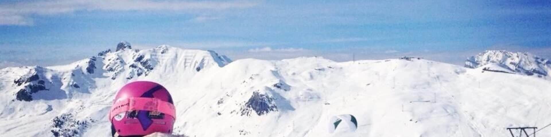Overlooking Verbier village, I love the mountains!