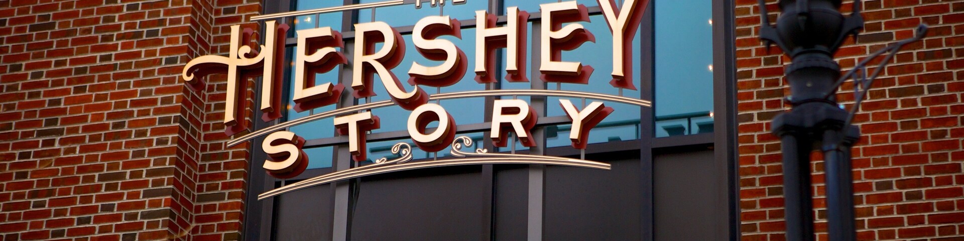 The Hershey Story Museum featuring signage