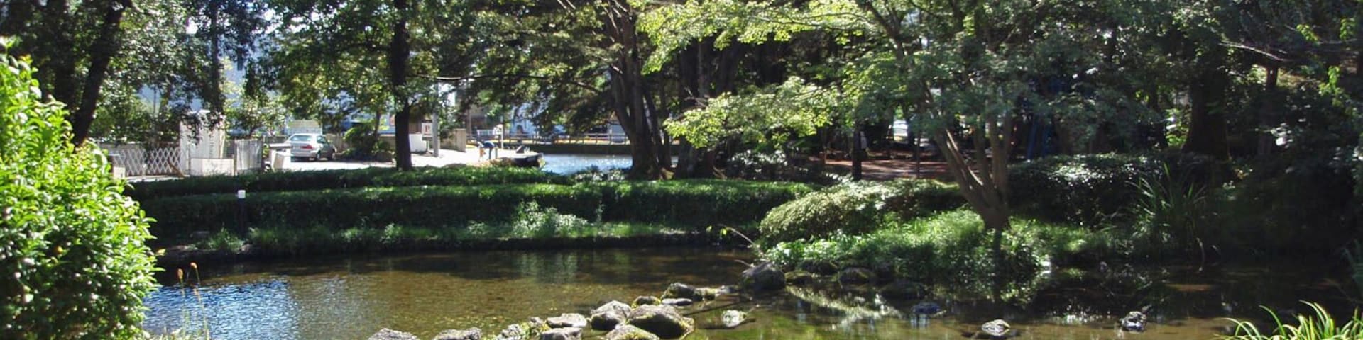 Shirataki park in Mishima city, Shizuoka prefecture, Japan.