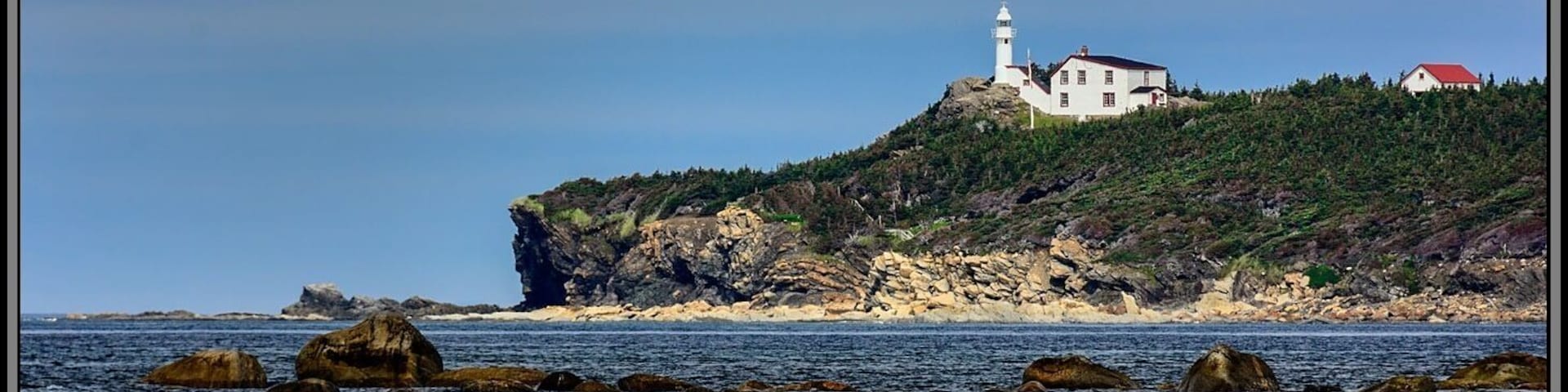 A view of the Lobster Cove Head Lighthouse as seen from Rocky Harbour, NL. #Lighthouses